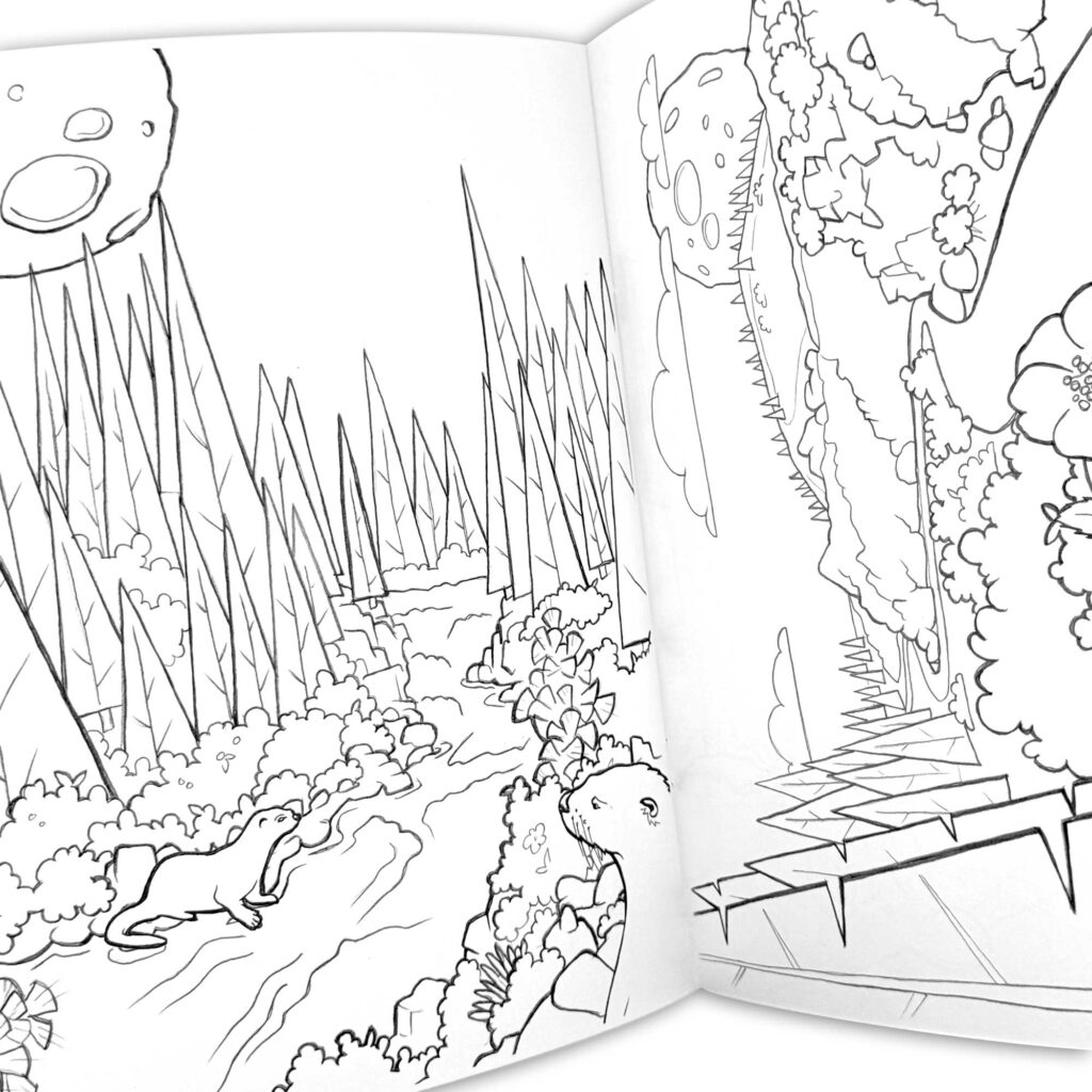 Newberry National Volcanic Monument Coloring Book - Discover Your Forest